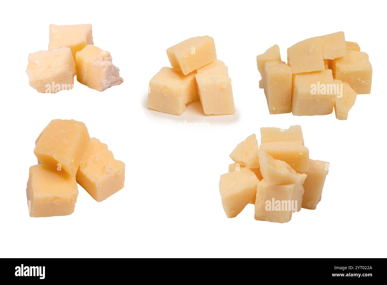 Top view hard cheese pieces hi-res stock photography and images - Alamy