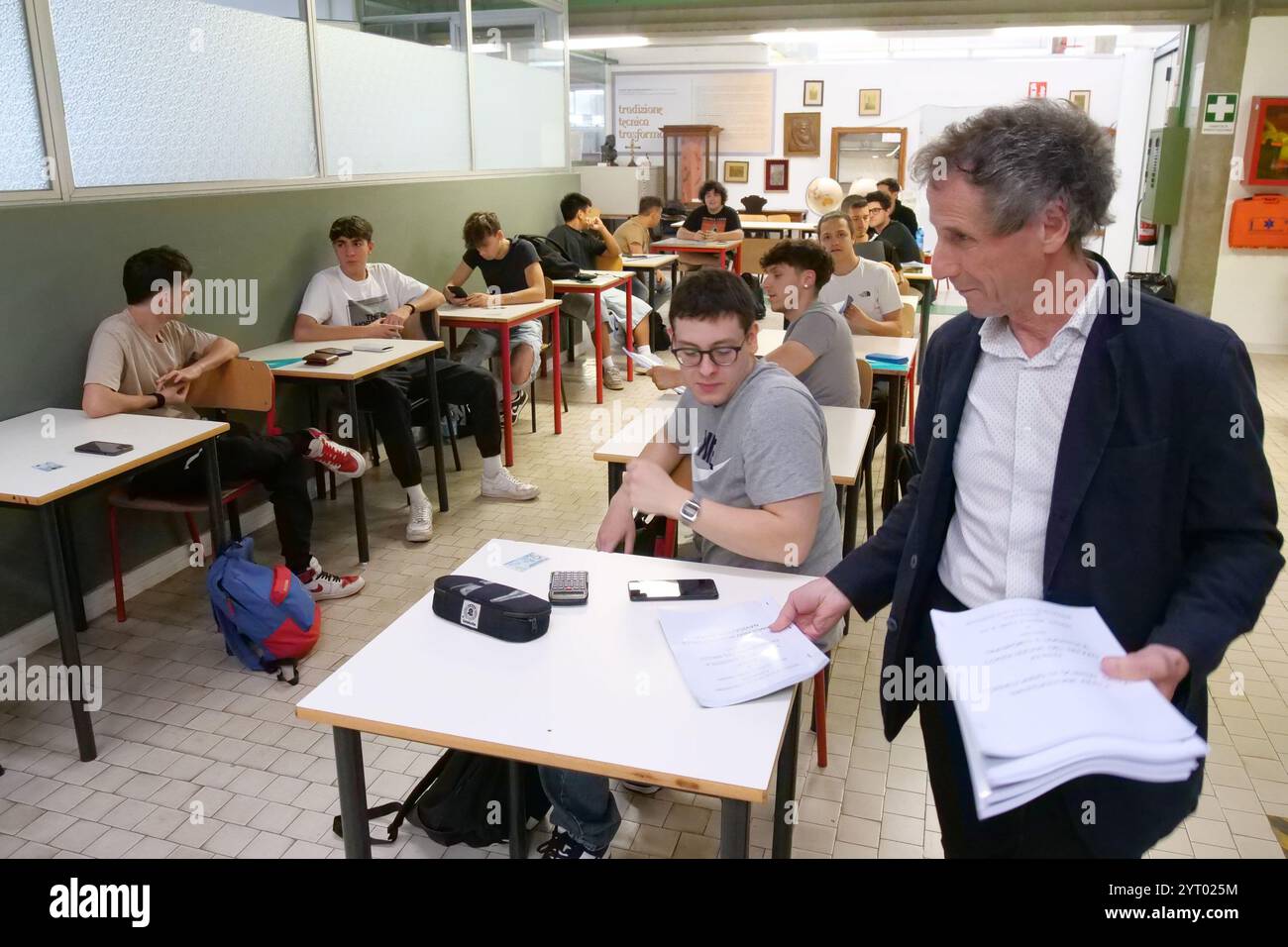 Italy, Arezzo, June 20, 2024 : High school maturity exams 2024 ...