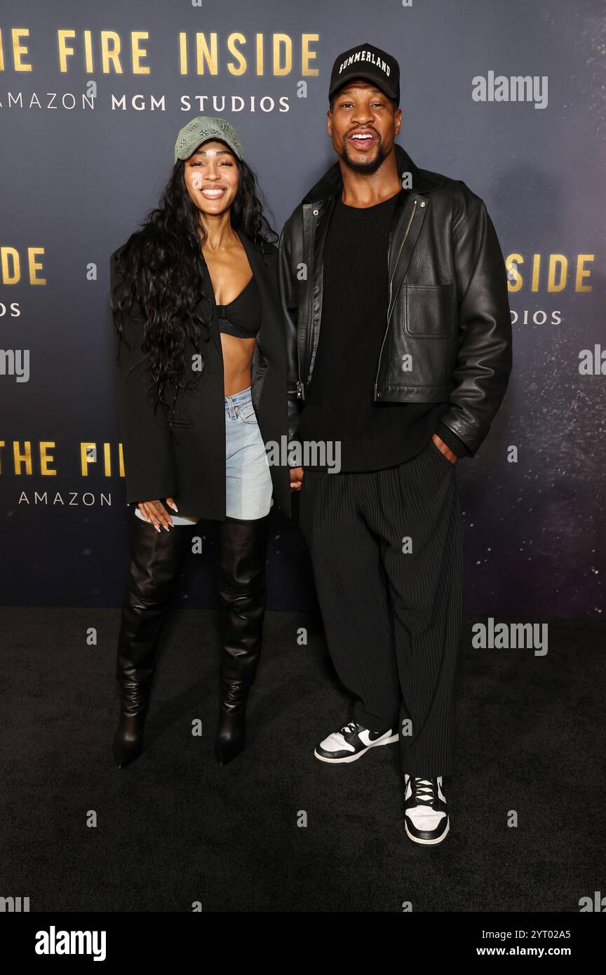 Los Angeles, Ca. 04th Dec, 2024. Meagan Good, Jonathan Majors at the ...