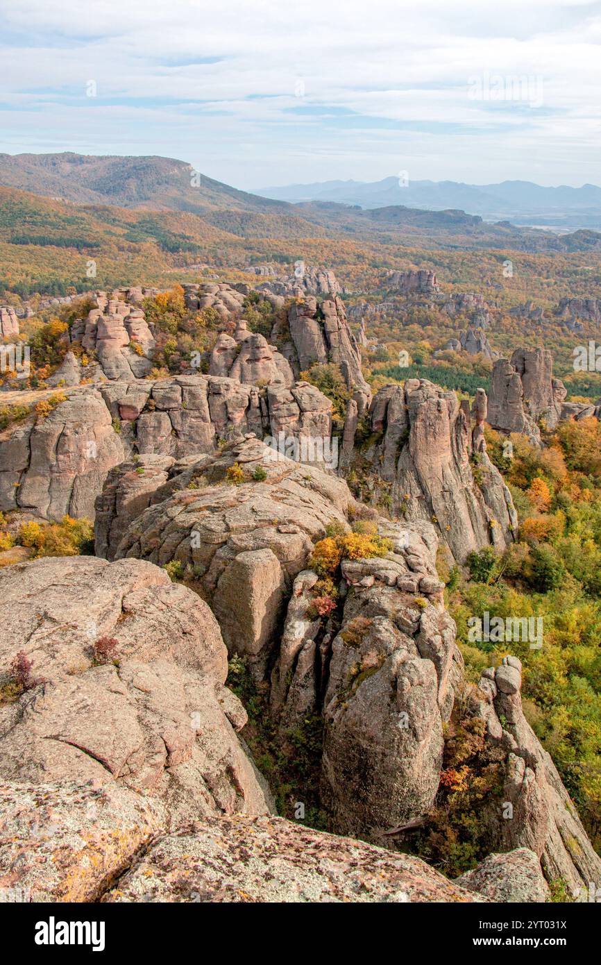The stunning rock formations of Belogradchik, Bulgaria, create a ...