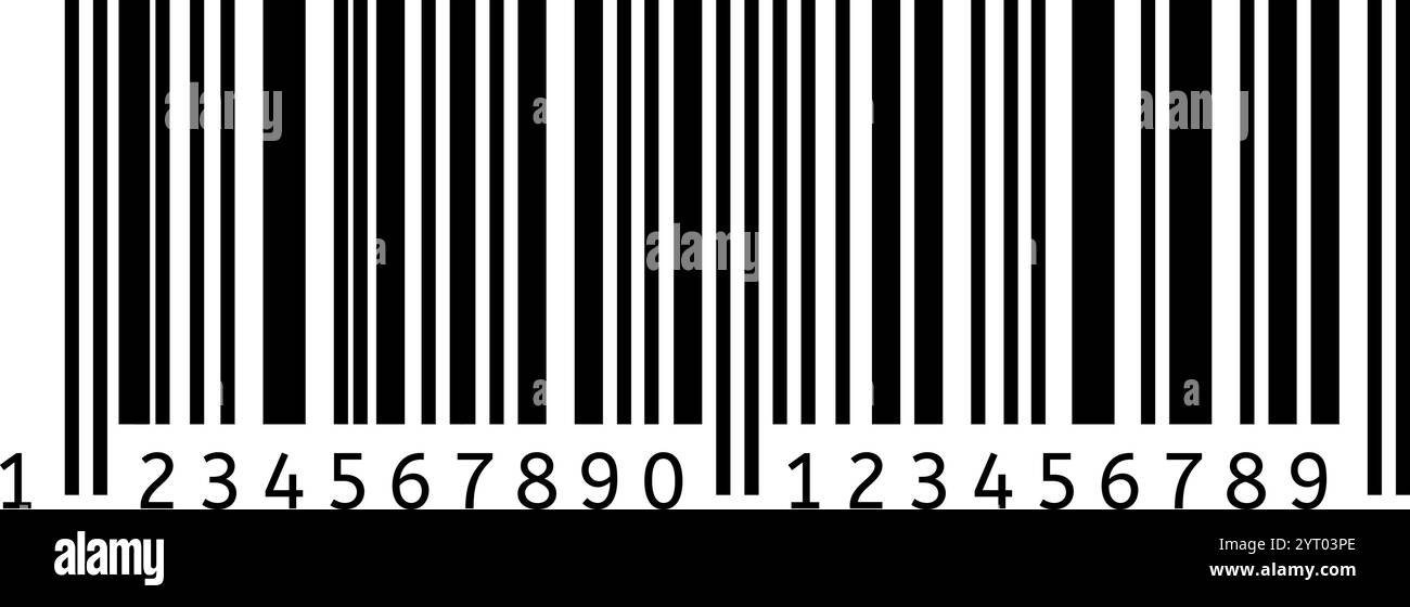 Black and white barcode representing product identification, inventory ...