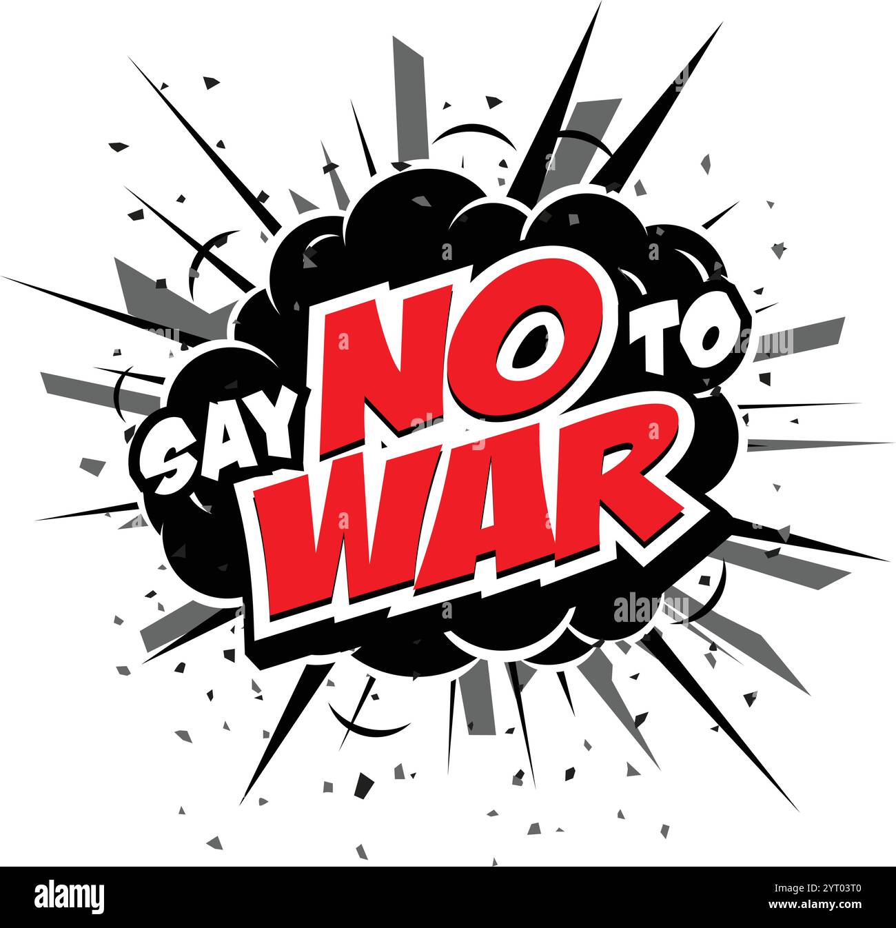 Anti war propaganda poster Stock Vector Images - Alamy
