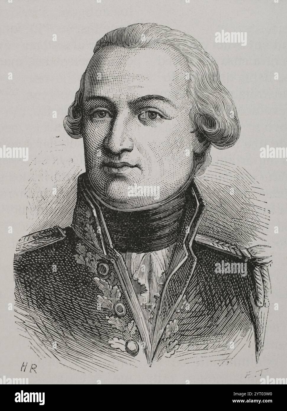 Louis Thomas Villaret de Joyeuse (1747-1812). French admiral. Portrait ...