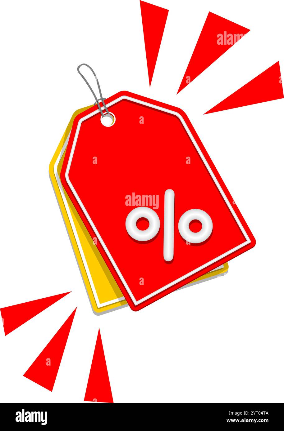 Sale discount label icon. Vector shopping sign on transparent ...