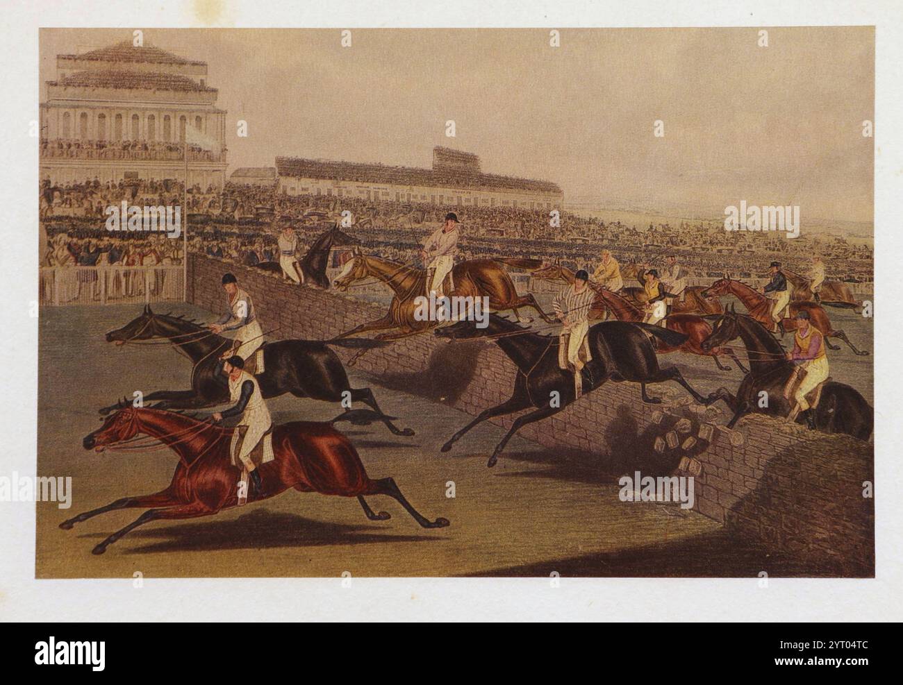 Liverpool Grand , Steeple-Chase 1839. by Charles Hunt. Famous British ...