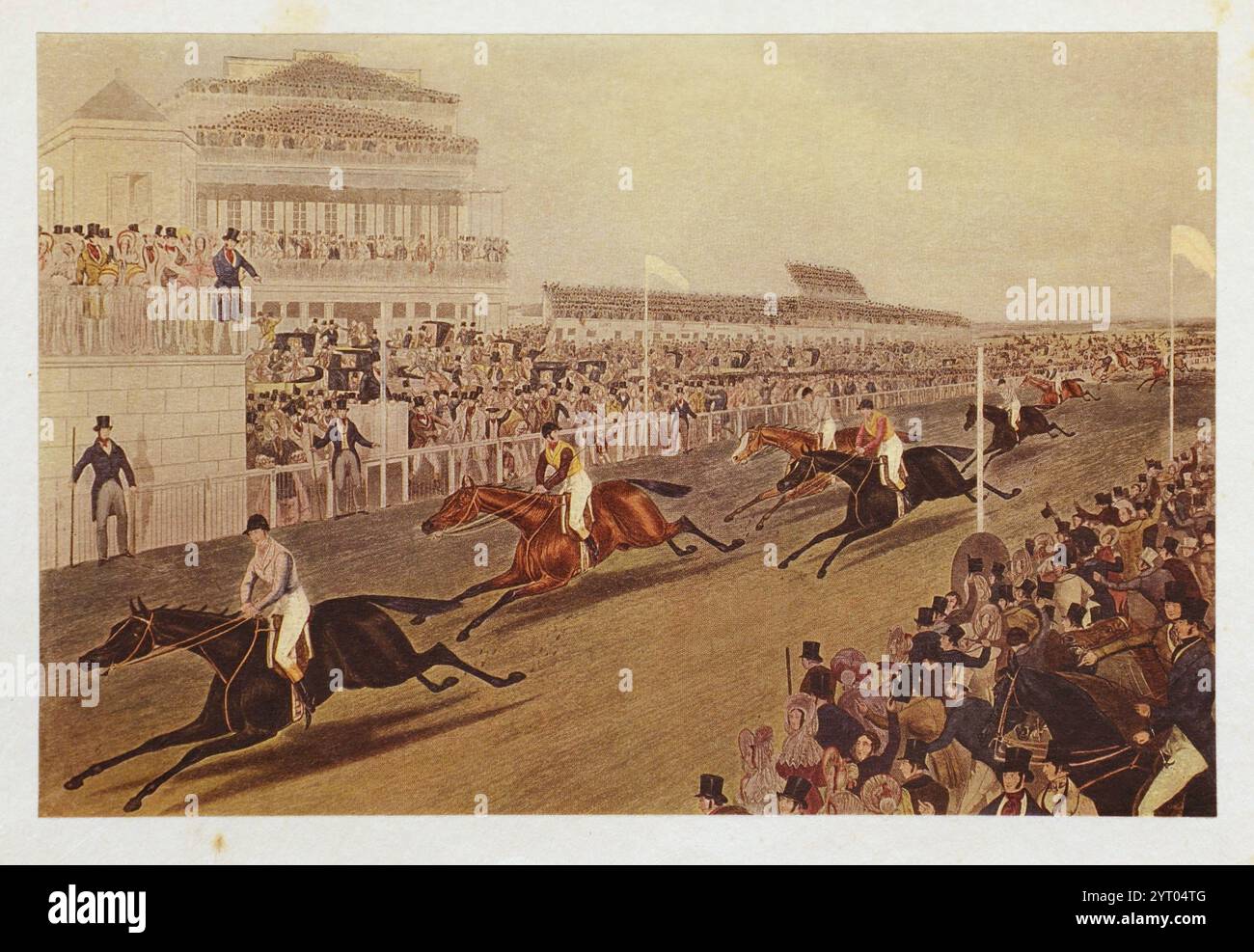 Liverpool Great National, Steeple-Chase 1839. after FC Turner. Famous ...