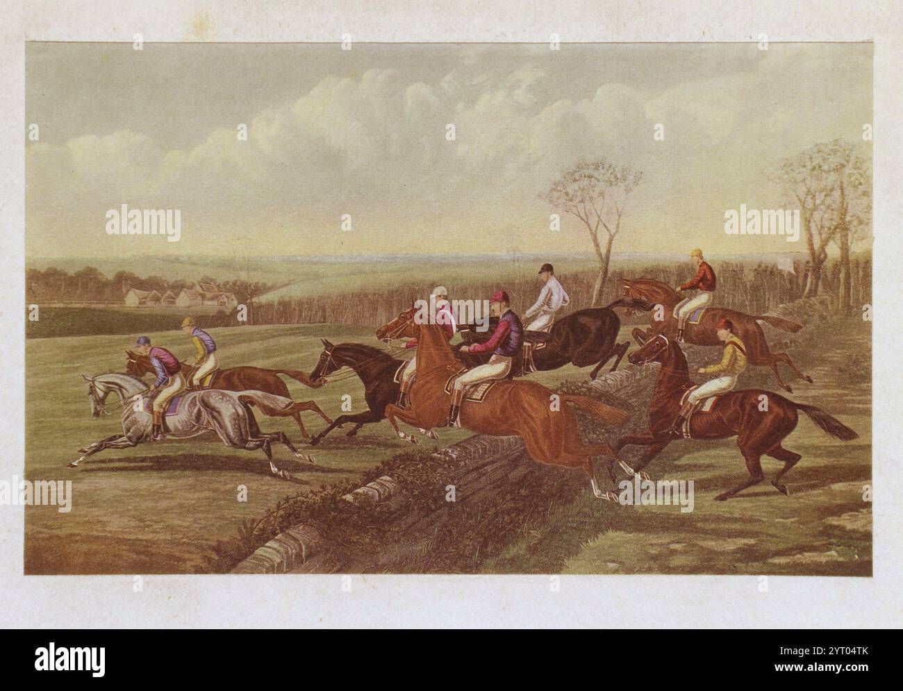 Liverpool Great National, Steeple-Chase, 1830s. by J.Sturgess. Famous ...