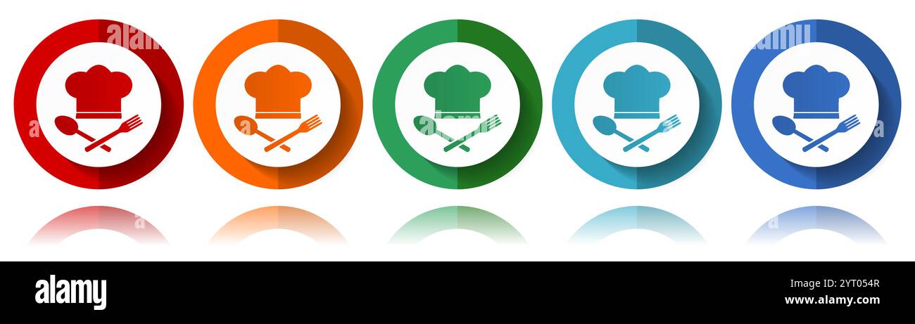 Chef food button in Cut Out Stock Images & Pictures - Alamy