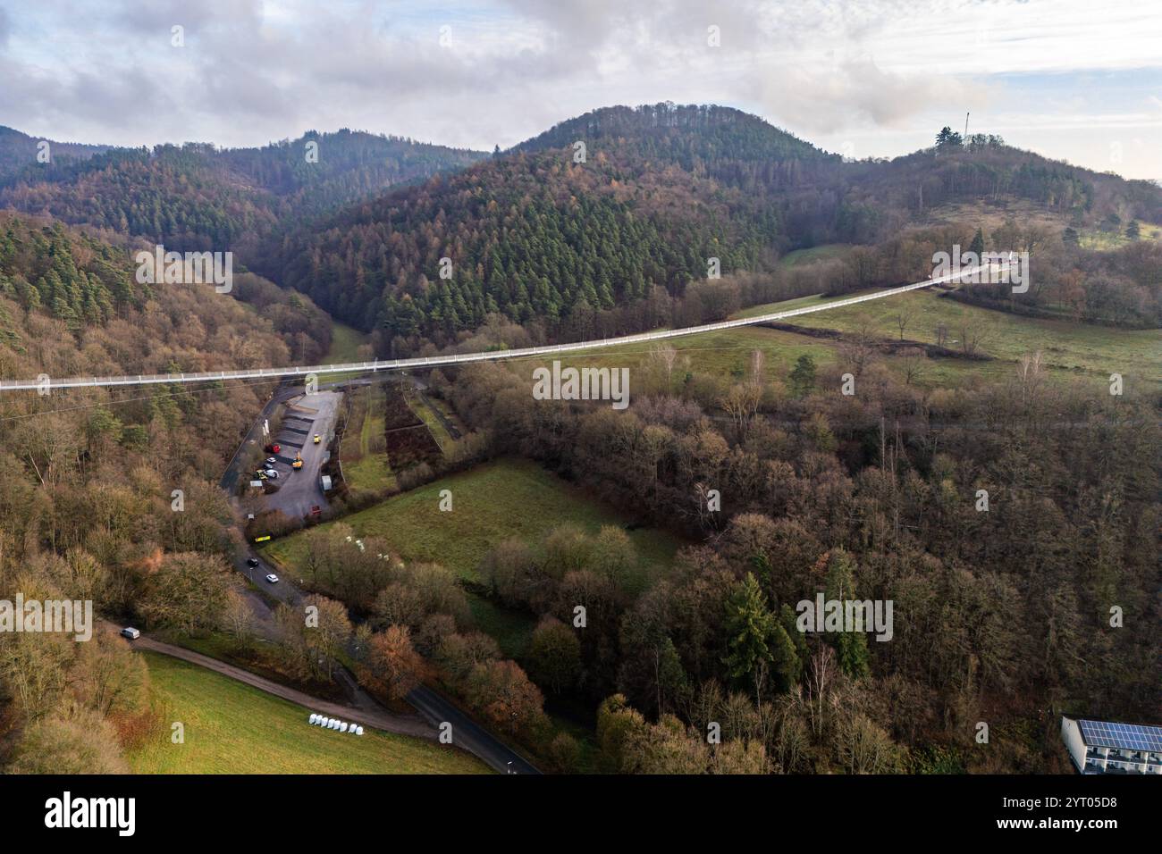 Rotenburg A. D. Fulda, Germany. 05th Dec, 2024. The 617-metre-long and ...