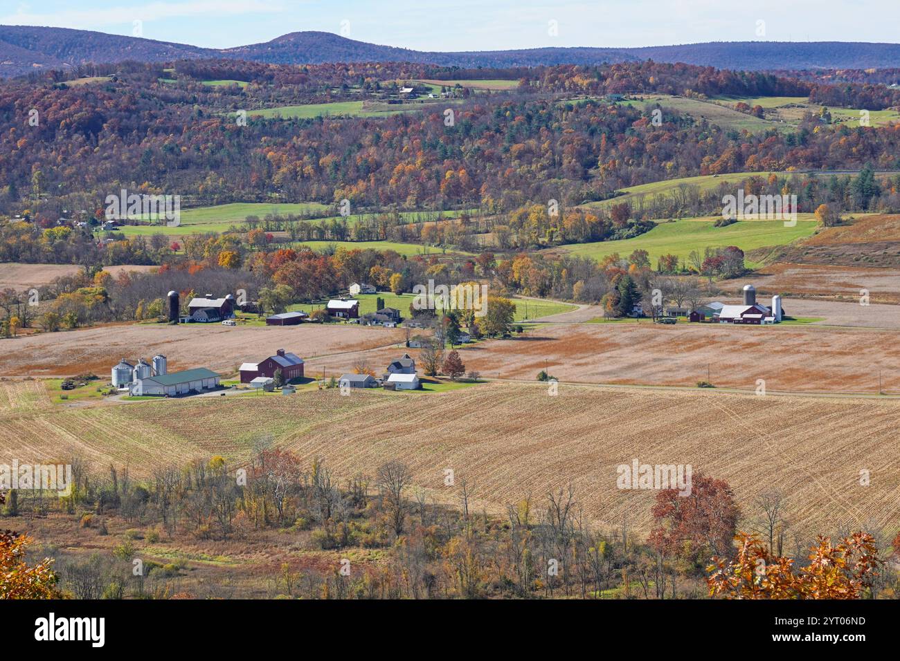 Farmland in Pennsylvania in Autumn Stock Photo - Alamy