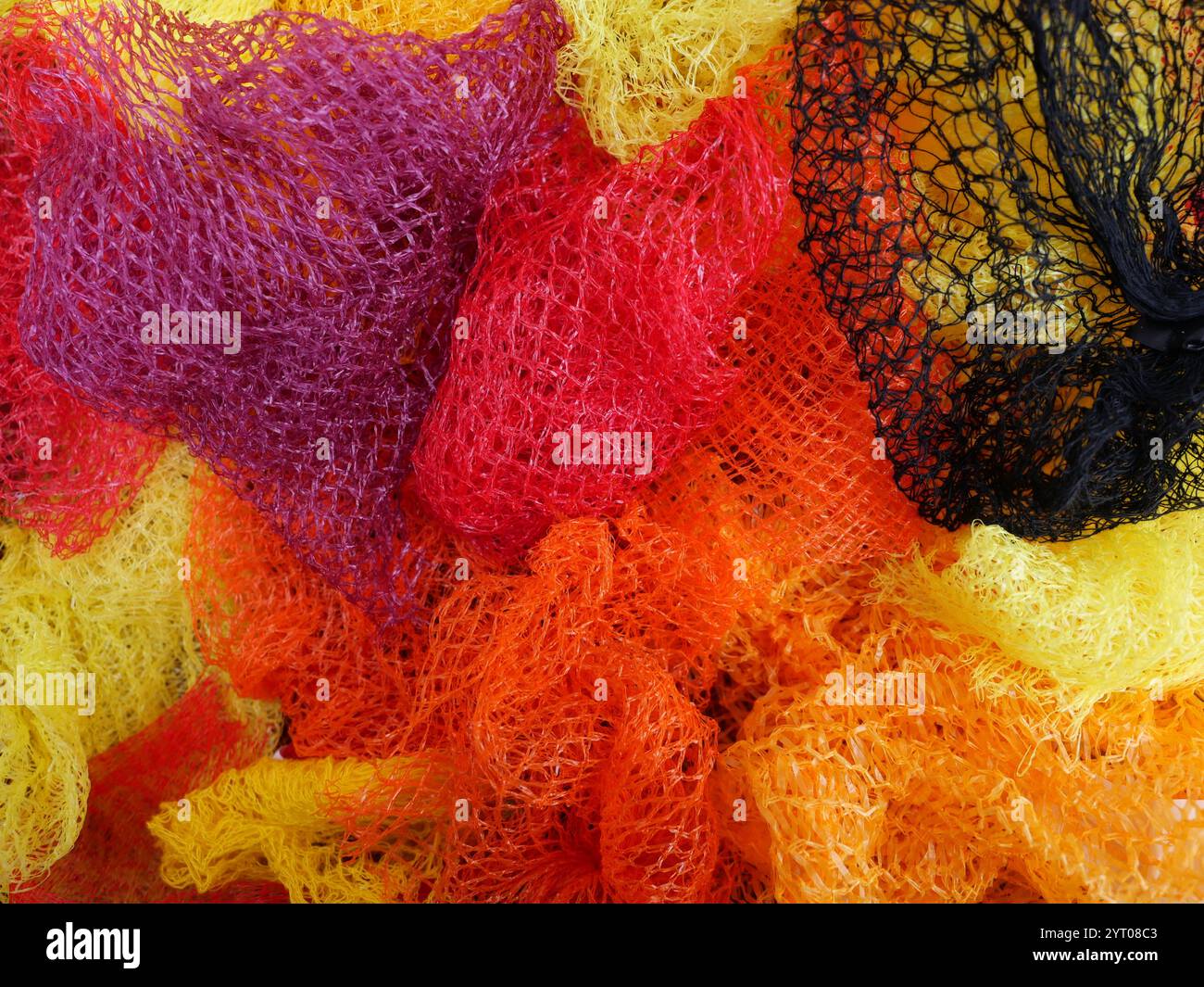 vegetable and fruit nets. create an inspiring texture with vibrant ...