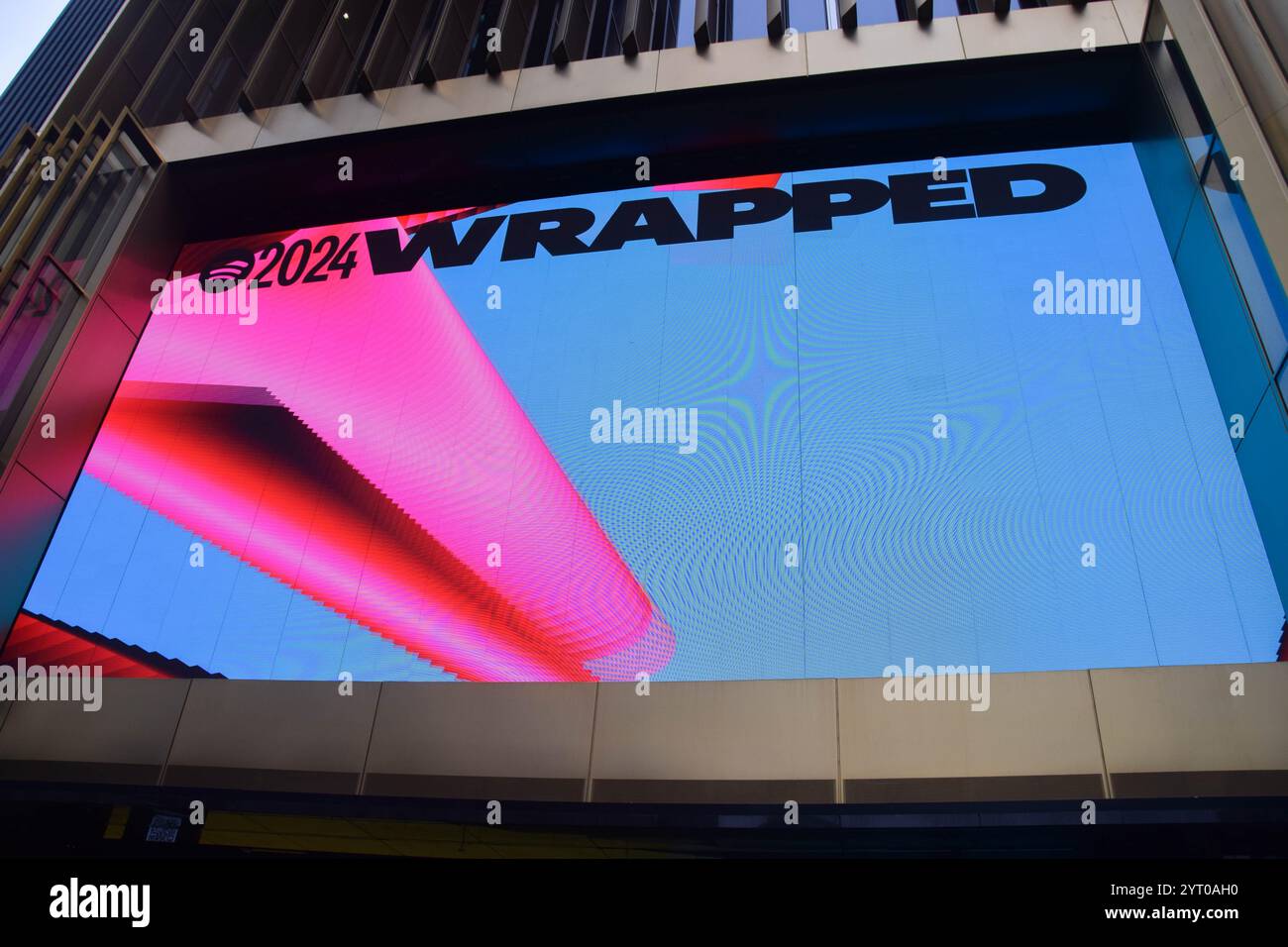 London, UK. 5th December 2024. The huge immersive screen at Outernet in ...