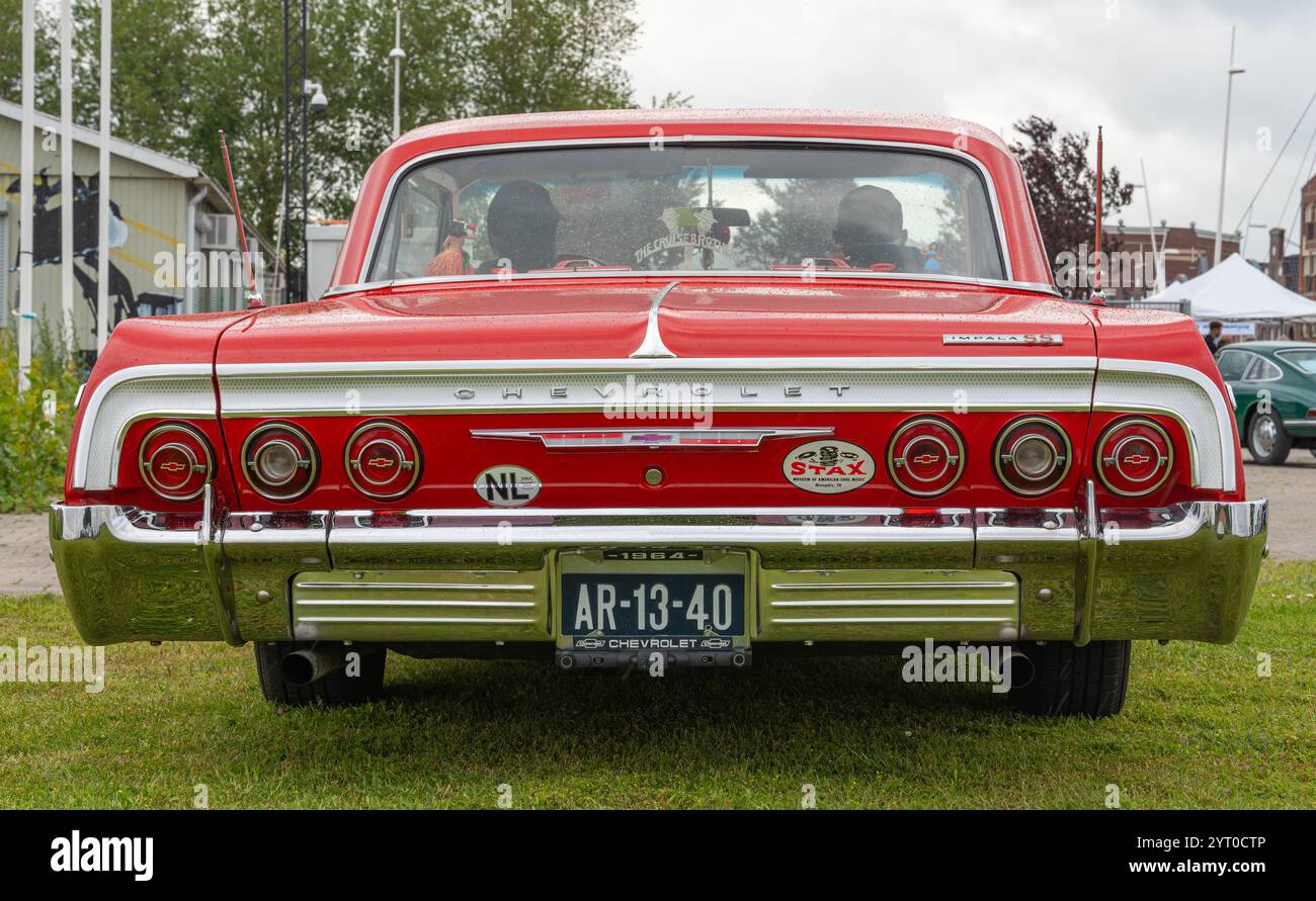 Lelystad, The Netherlands, 16.06.2024, Rear view of the iconic ...
