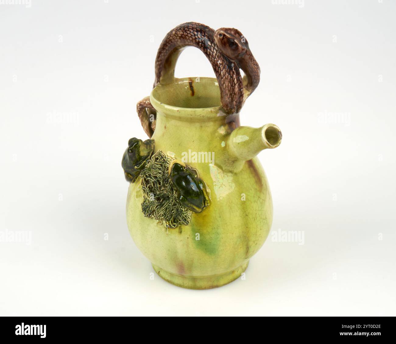 Antique 19thc. Tardioc Felix Menton French Palissy majolica pottery ...