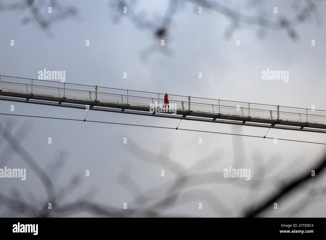 Rotenburg A. D. Fulda, Germany. 05th Dec, 2024. The 617 meter long and ...