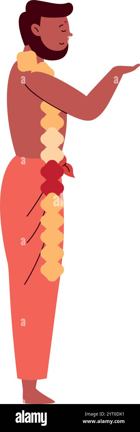 hindu man in festival kumbh mela cartoon Stock Vector Image & Art - Alamy