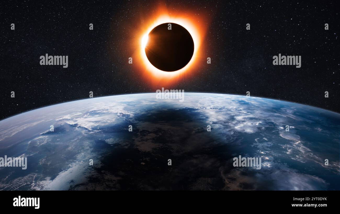 Yellow ray from earth to sky hi-res stock photography and images - Alamy