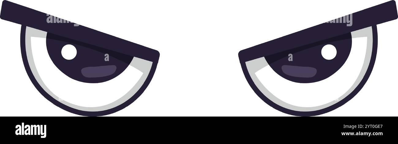 Lowered eyebrows hi-res stock photography and images - Alamy