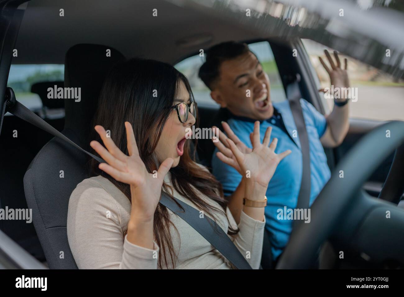 Shocked Driving Experience Capturing Expressions of Surprise Inside a ...