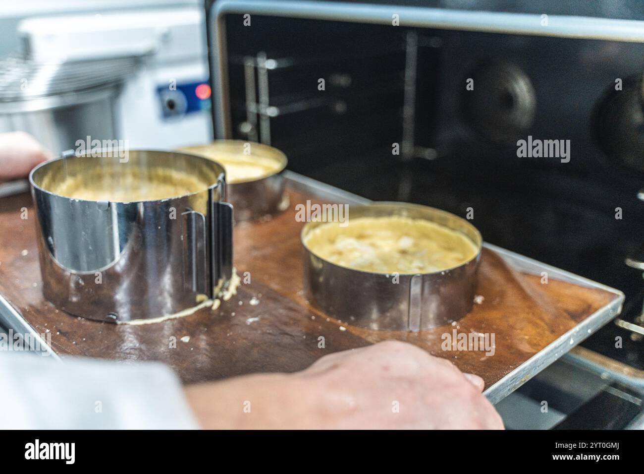 Closeup confectionery hands put white hi-res stock photography and ...