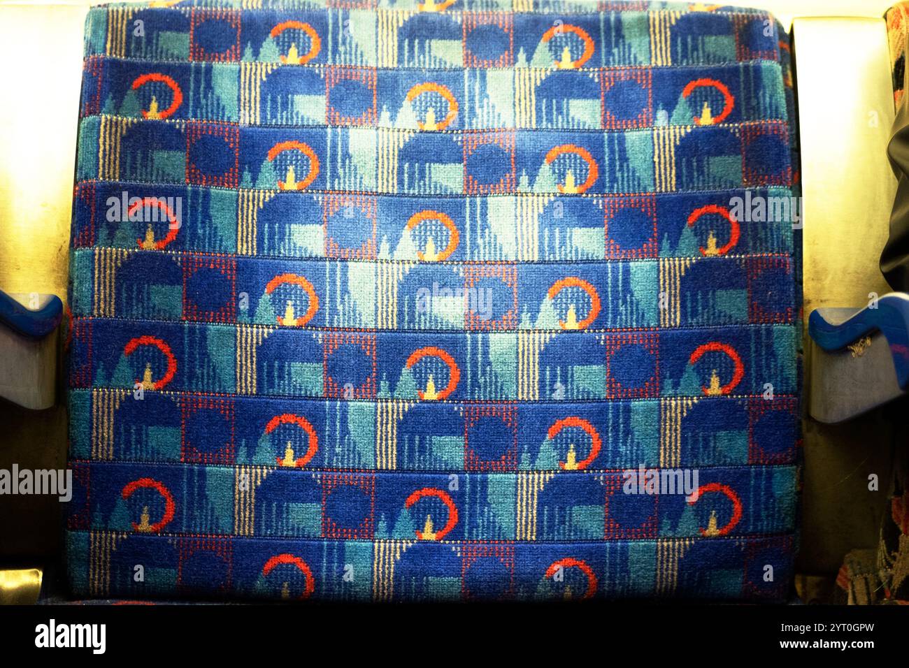 TFL London Transport underground tube seat interior upholstery inside ...