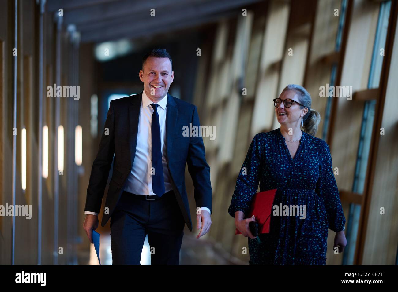 Edinburgh Scotland, UK 05 December 2024. Russell Findlay and Rachael ...