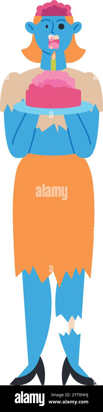 zombie birthday party celebration Stock Vector Image & Art - Alamy