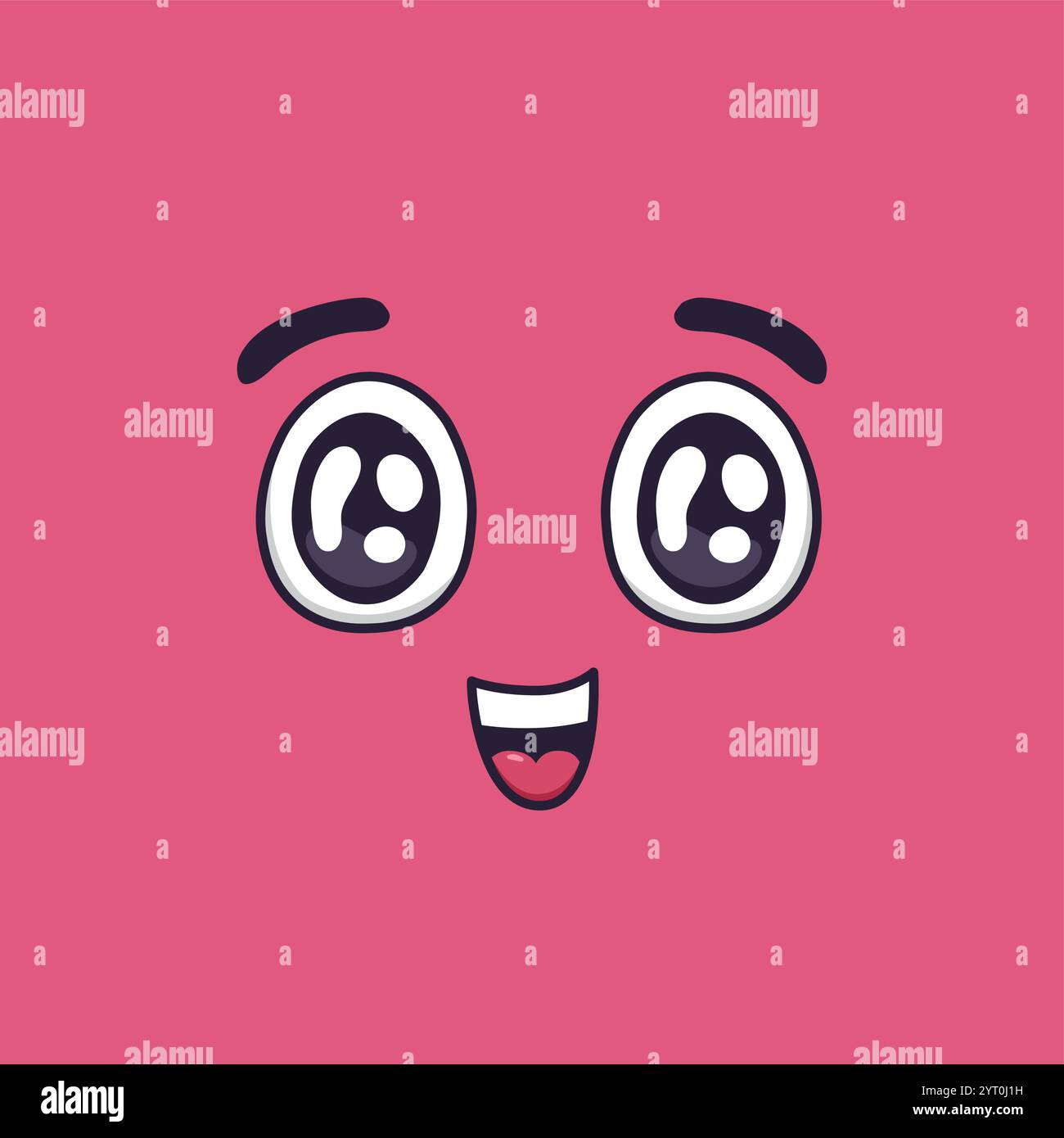 Delighted smile Stock Vector Images - Alamy