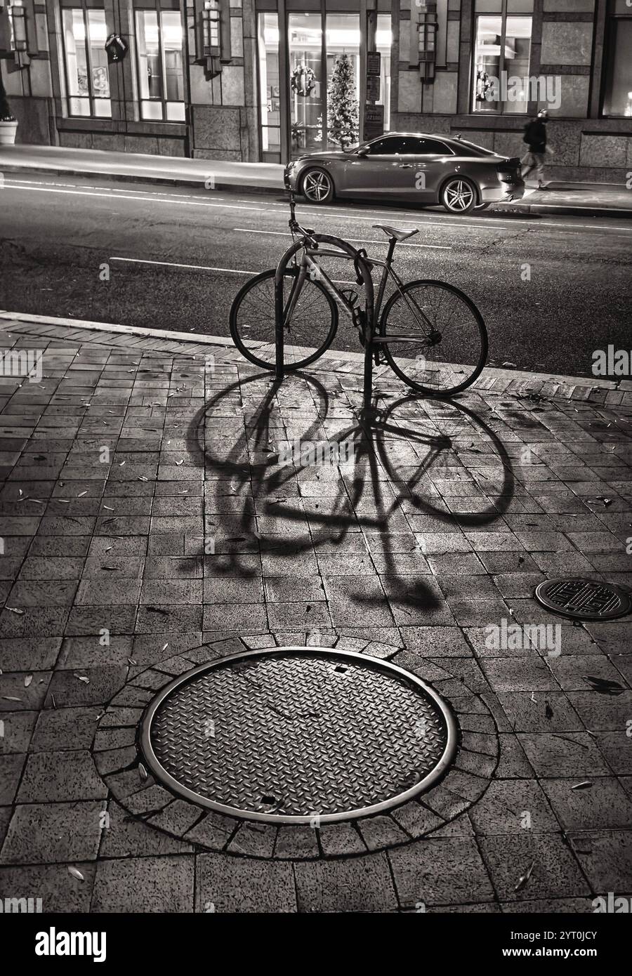 Dark downtown hi-res stock photography and images - Alamy