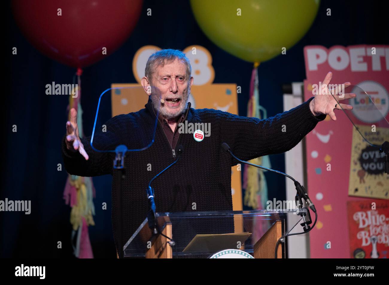 EDITORIAL USE ONLY Michael Rosen at The Lollies Awards 2024 from ...