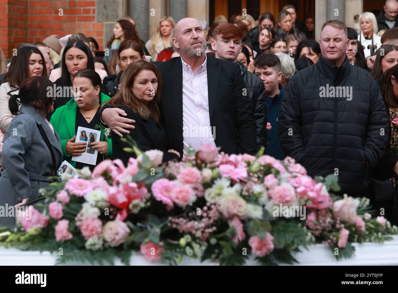 The parents of Chloe Ferris, Declan and Sharon, after their daughter's ...