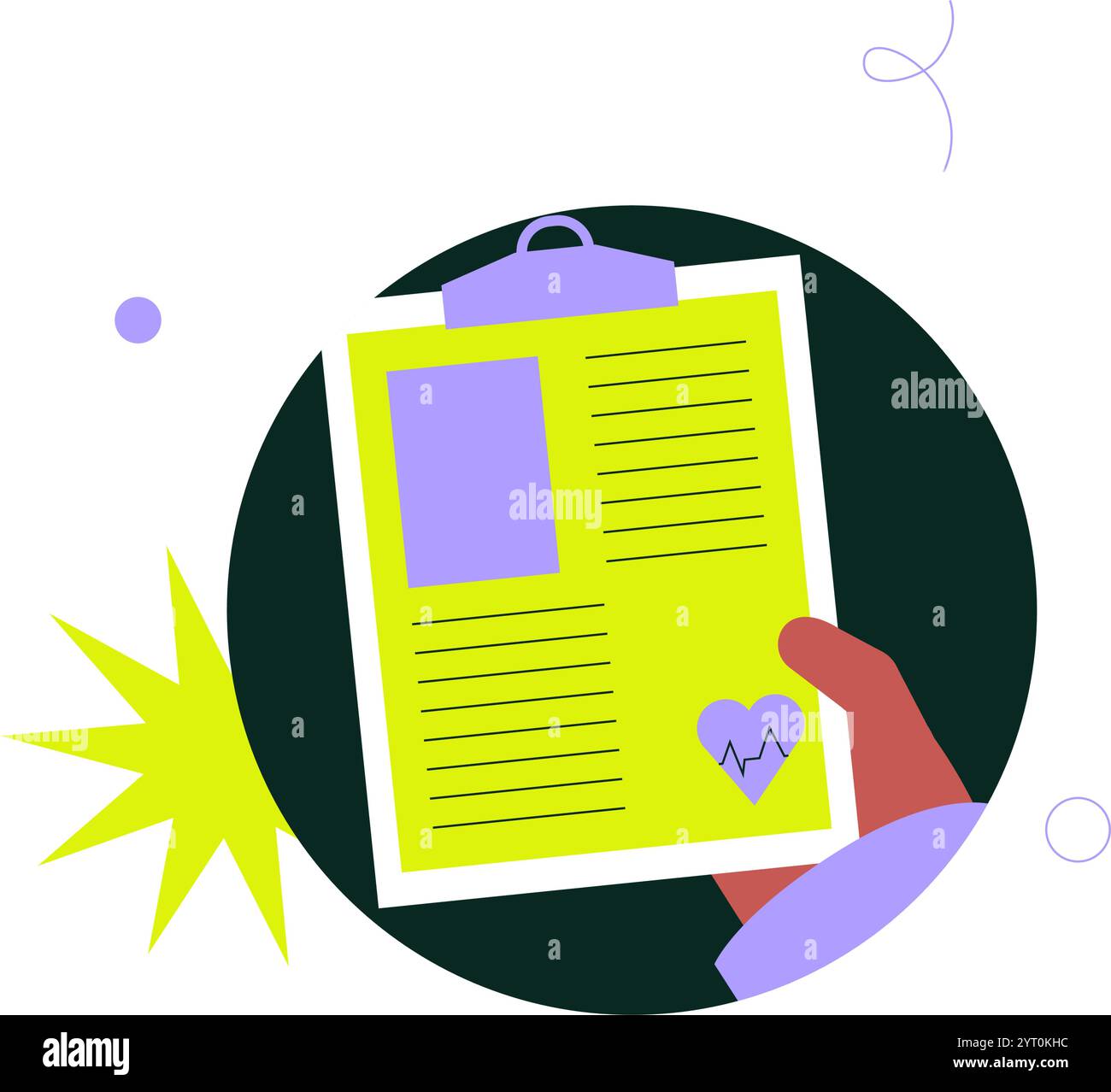 Review patient record hospital medical Stock Vector Images - Alamy