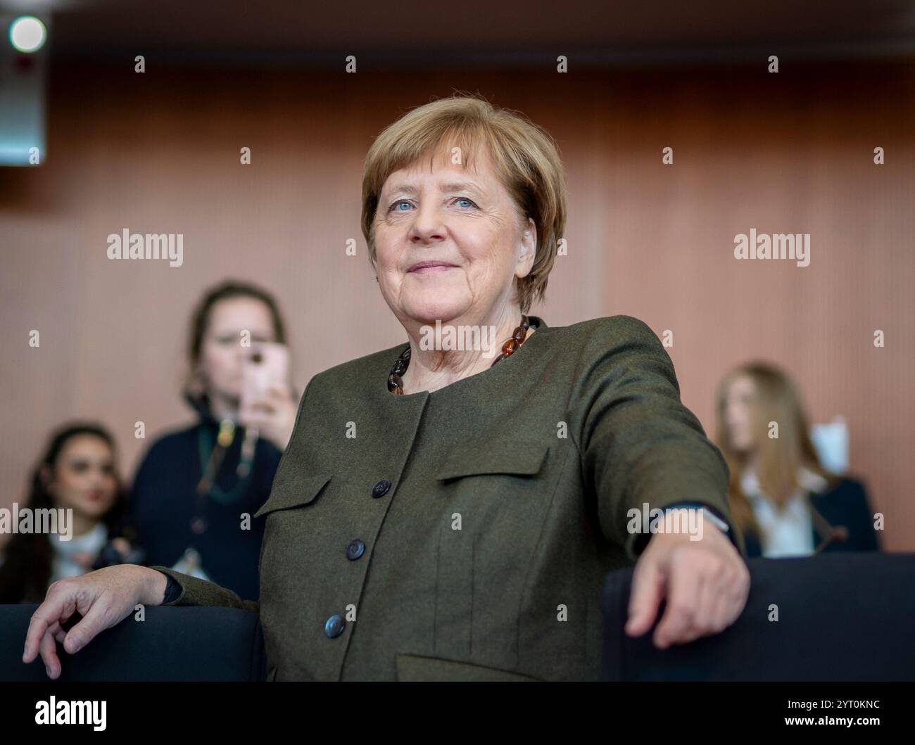 Berlin, Deutschland. 05th Dec, 2024. Angela Merkel, former Chancellor ...