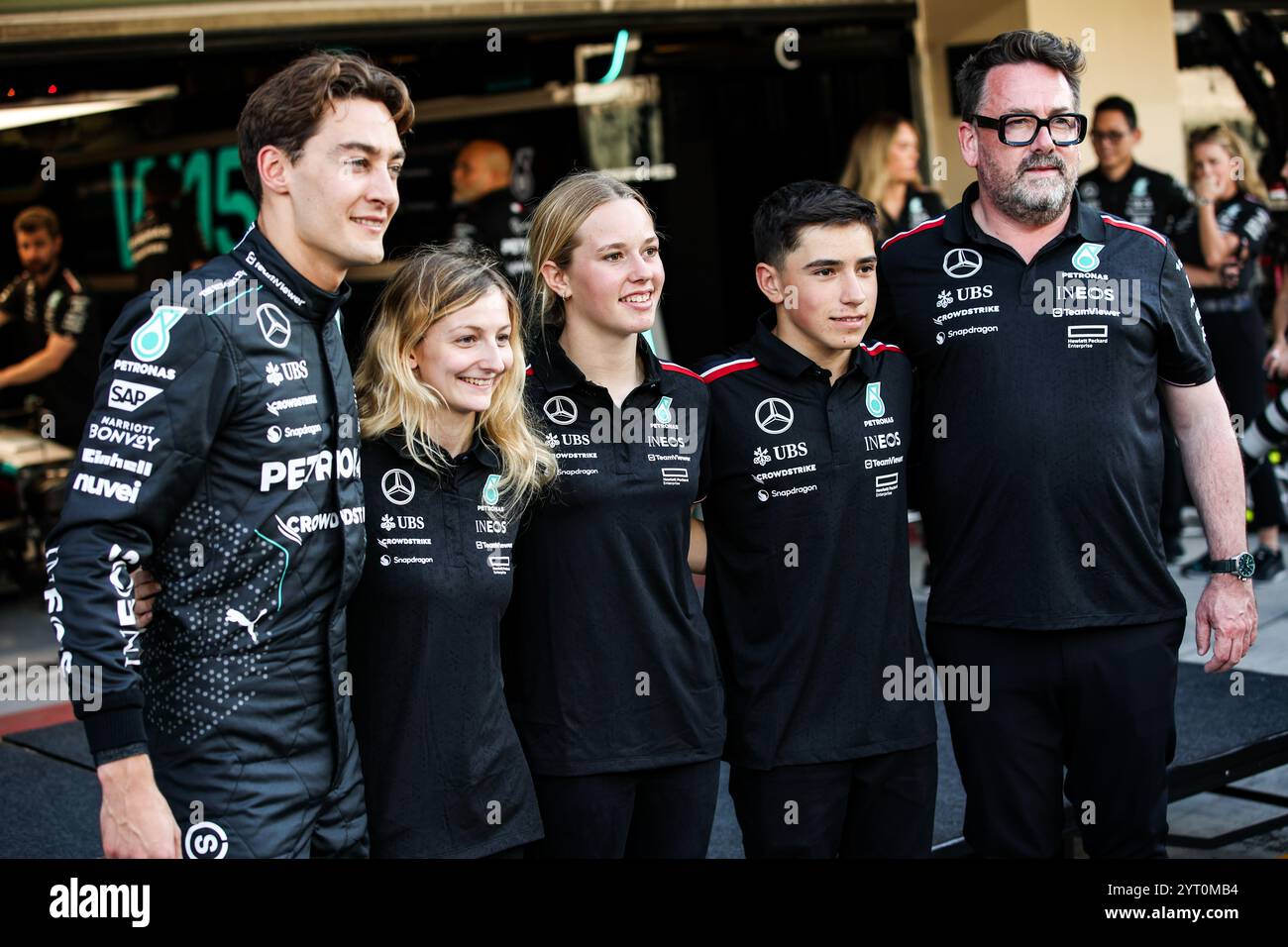 Doriane Pin Mercedes AMG F1 Team Academy driver, portrait Luna Fluxa ...