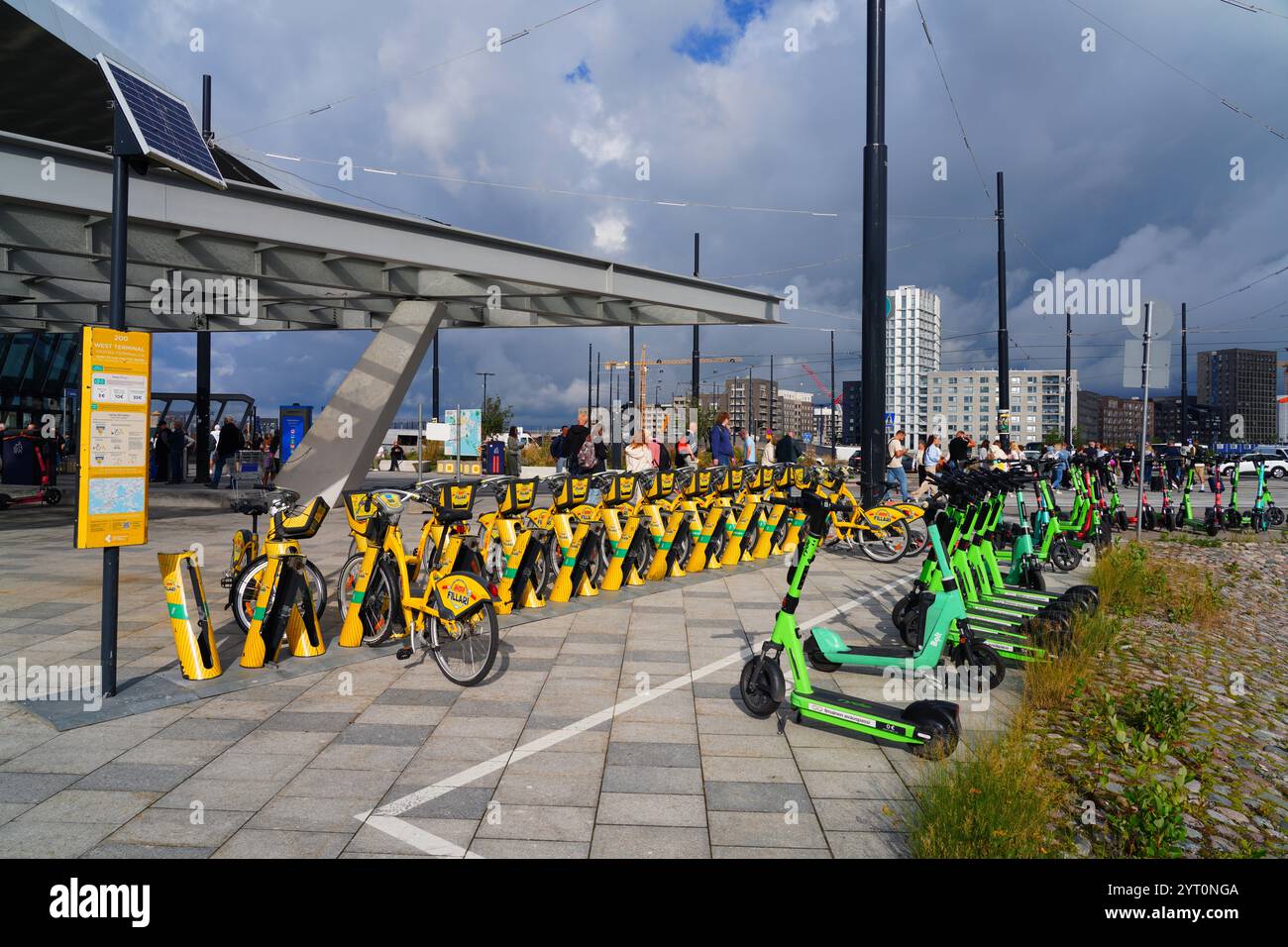 HELSINKI, FINLAND -17 AUG 2024 – View of the West Terminal 2 ferry ...