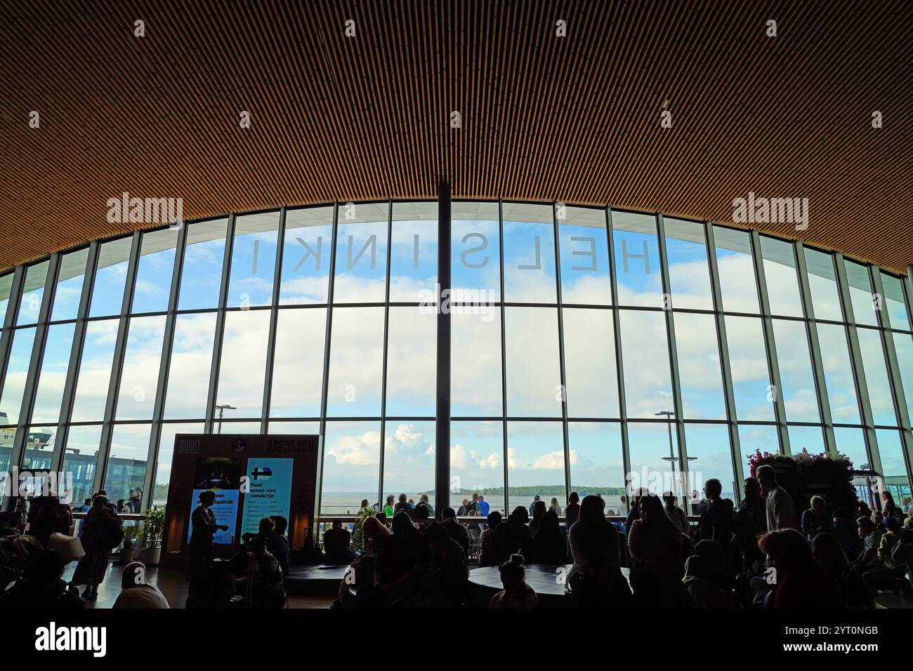 HELSINKI, FINLAND -17 AUG 2024 – View of the West Terminal 2 ferry ...