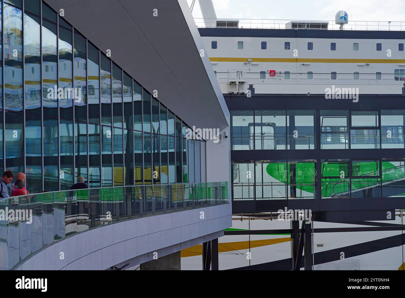 HELSINKI, FINLAND -17 AUG 2024 – View of the West Terminal 2 ferry ...