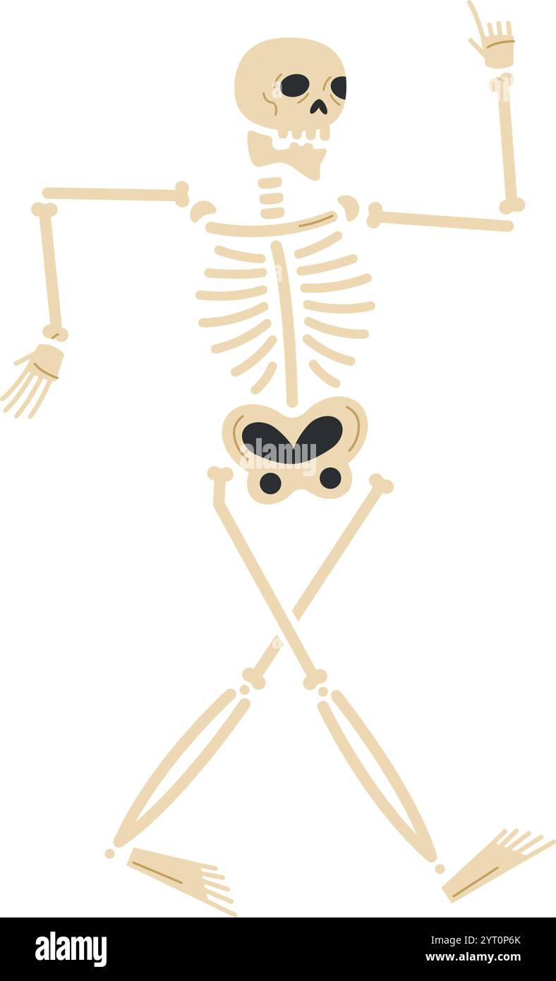 skeleton character dancing Stock Vector Image & Art - Alamy