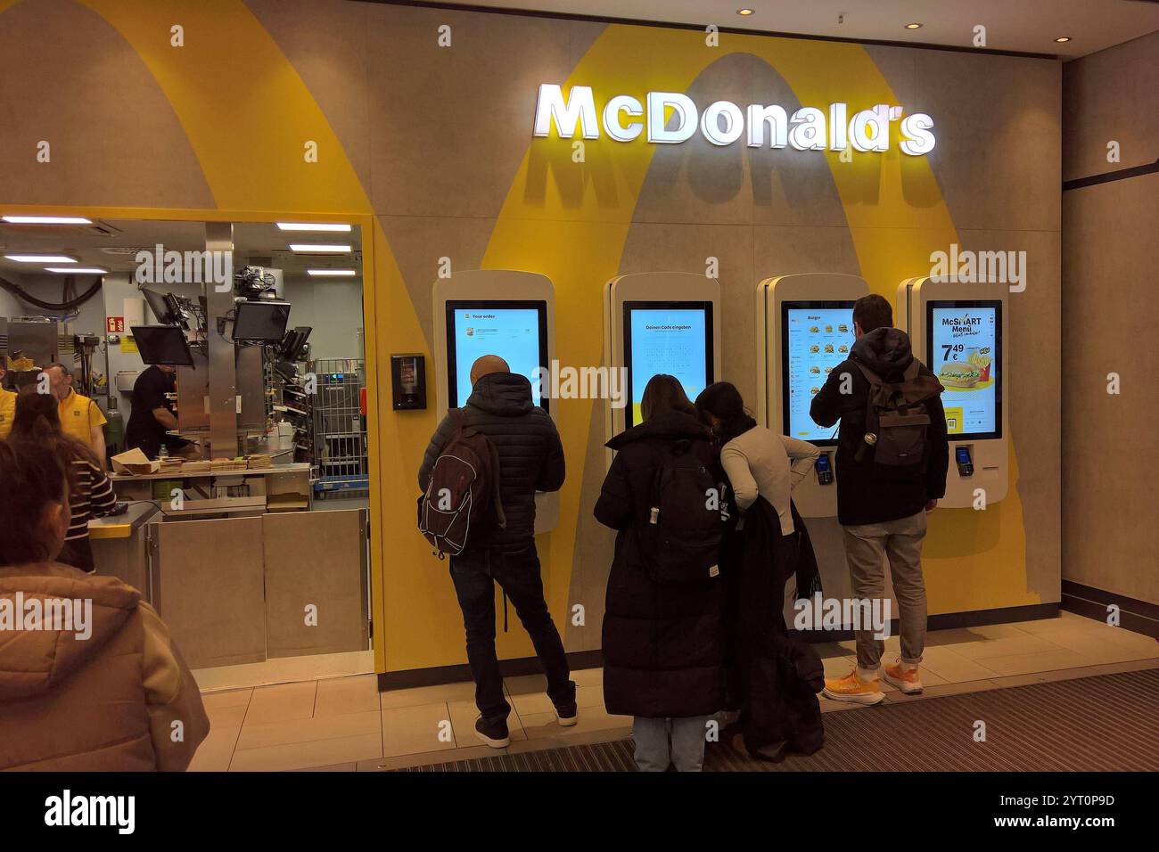 Food ordering terminal hi-res stock photography and images - Alamy