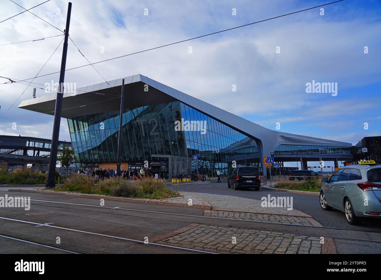 HELSINKI, FINLAND -17 AUG 2024 – View of the West Terminal 2 ferry ...
