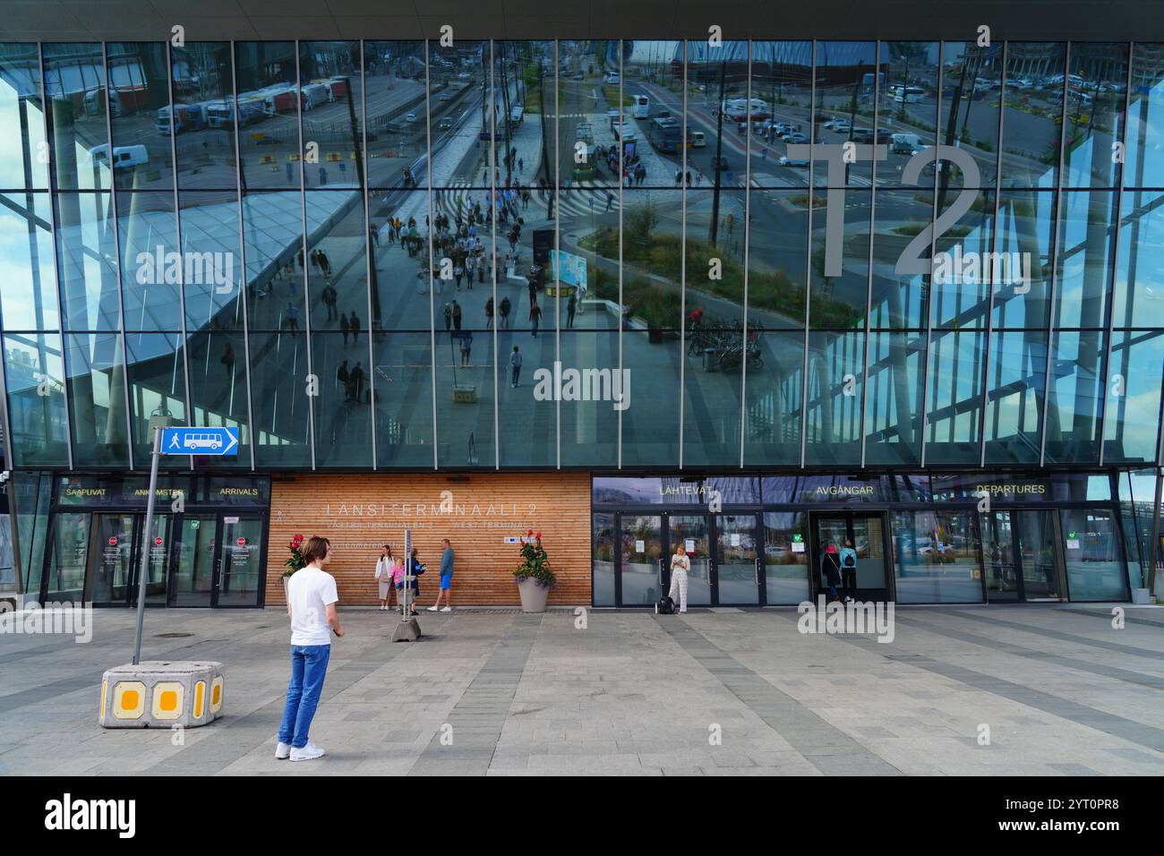 HELSINKI, FINLAND -17 AUG 2024 – View of the West Terminal 2 ferry ...
