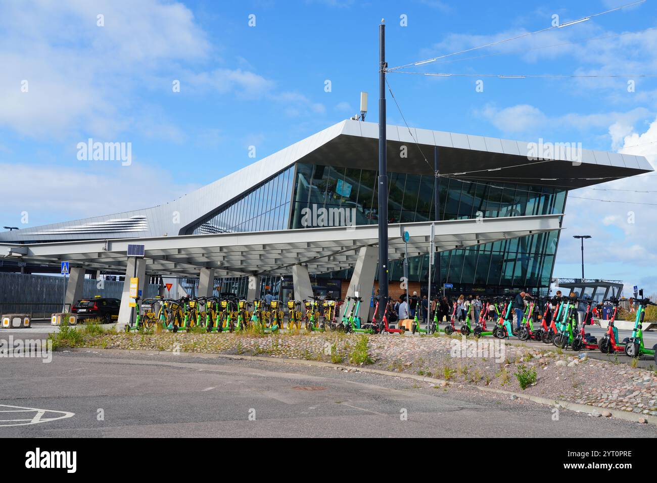 HELSINKI, FINLAND -17 AUG 2024 – View of the West Terminal 2 ferry ...