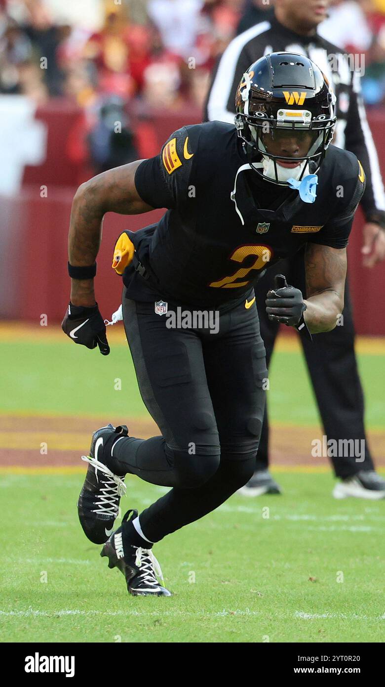 Washington Commanders wide receiver Dyami Brown (2) runs a route during ...