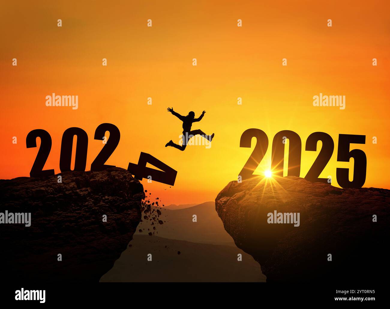 Man jumping on cliff 2025 over the precipice with stones at amazing ...