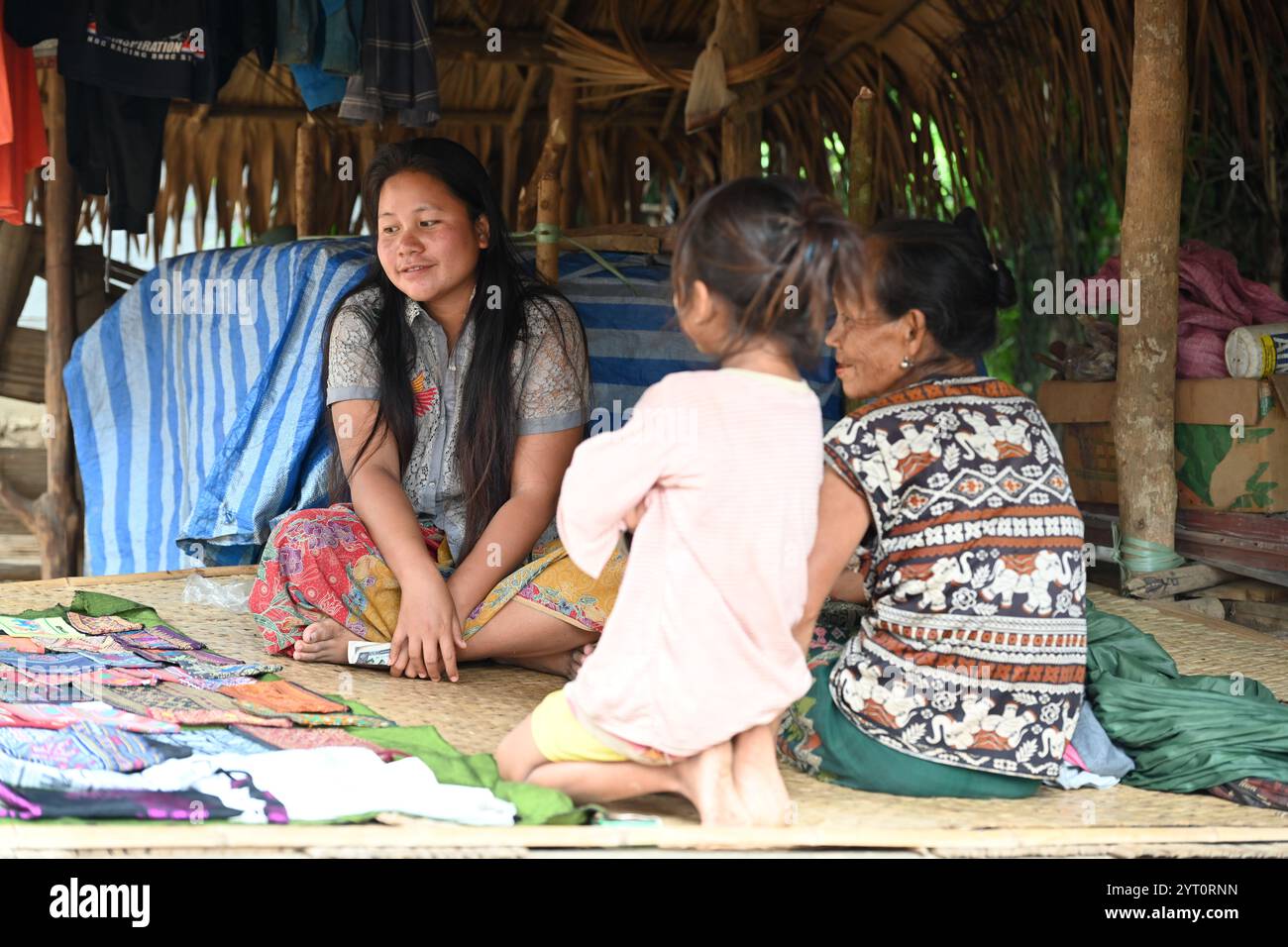 Rural Laos people natural scenes Stock Photo - Alamy