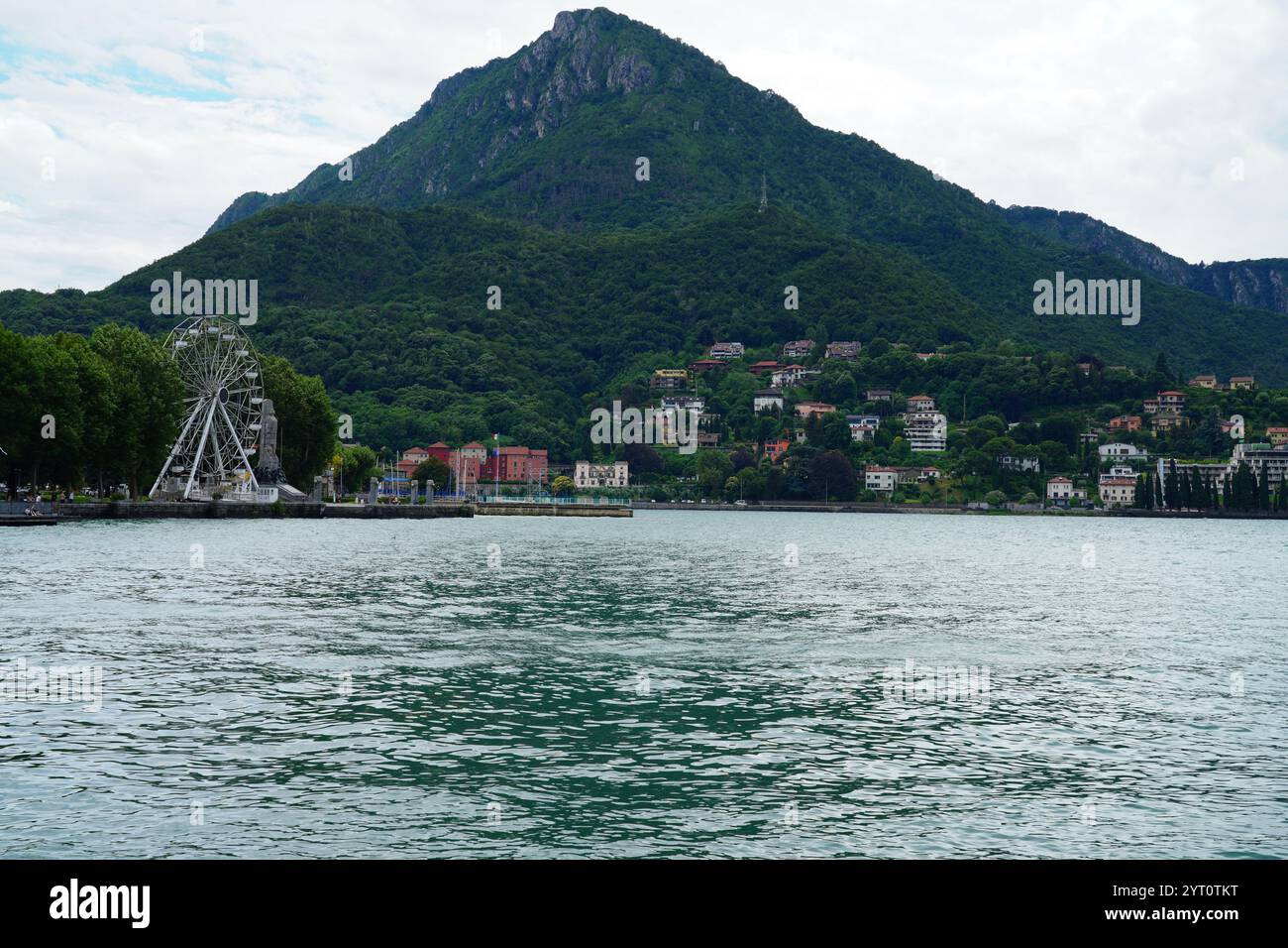 LECCO, ITALY –12 JULY 2024- View of Lake Como (Lago di Como) in Lecco ...