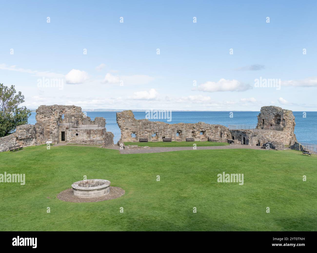 The remains of the North range of St Andrews Castle, St Andrews, Fife ...
