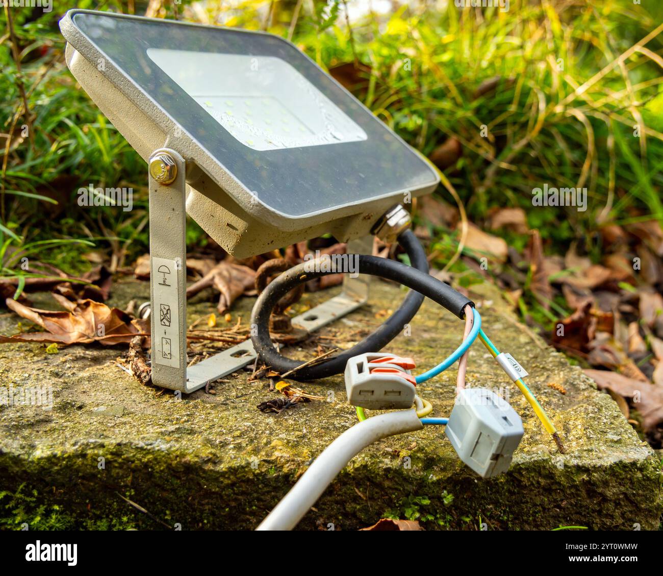 LED Plant Lighting Spotlight Connected Without Waterproofing Stock ...
