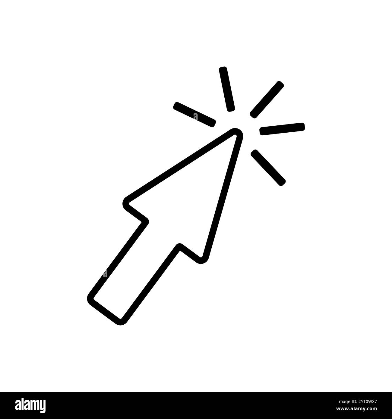 computer pointer clicking icon, arrow symbol, logo, choose, press ...