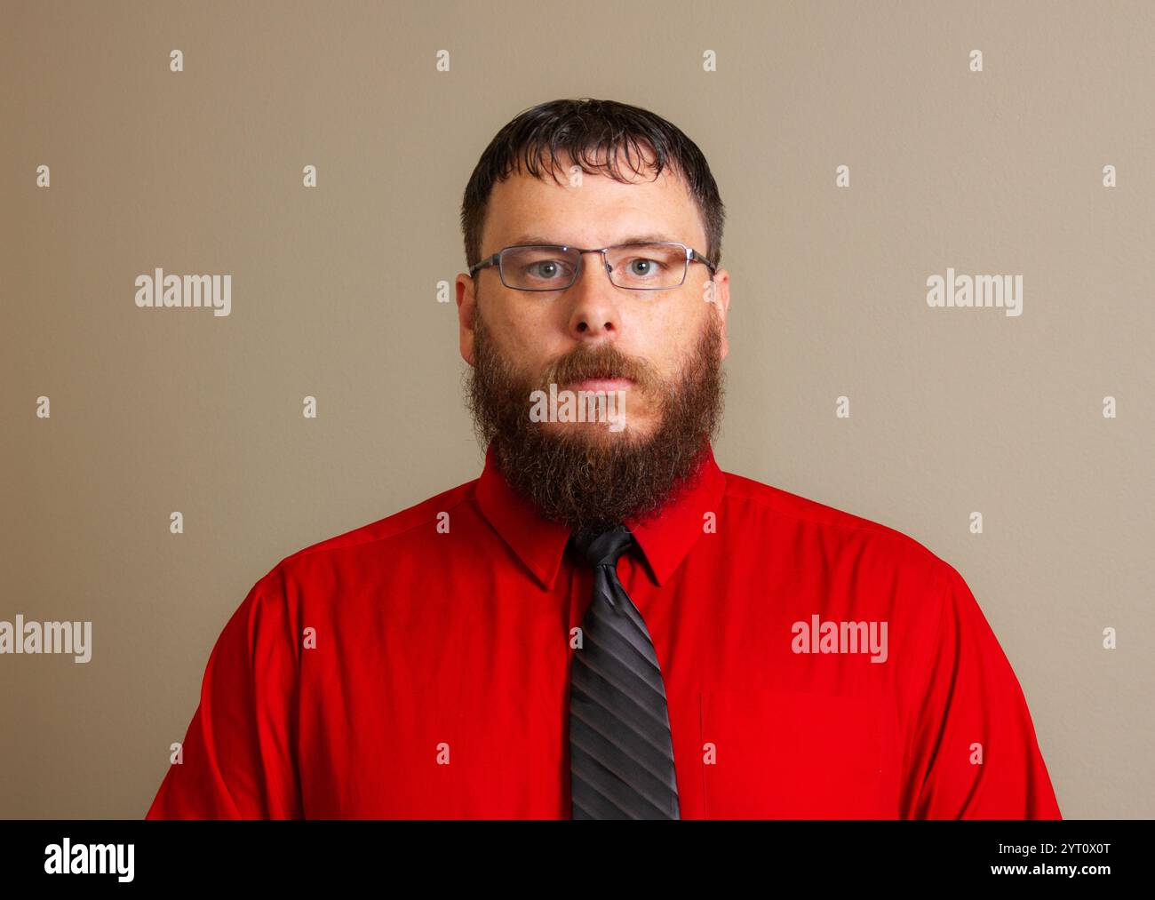 Person wearing red shirt hi-res stock photography and images - Alamy